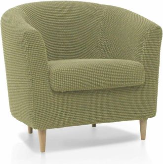 SofaSkins Sofabezug, super elastisch, Sofabezug, atmungsaktiv und langlebig, einfach anzubringen, Maße 60-90 cm, Pistazienfarben