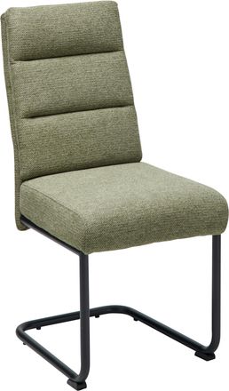 MID.YOU Mid.you Schwingstuhl, Gr&uuml;n, Holz, Metall, Textil, Pappel, Sperrholz, Rundrohr, 45x94x62 cm, mit Griff, Esszimmer, St&uuml;hle, Esszimmerst&uuml;hle, Schwingst&uuml;h