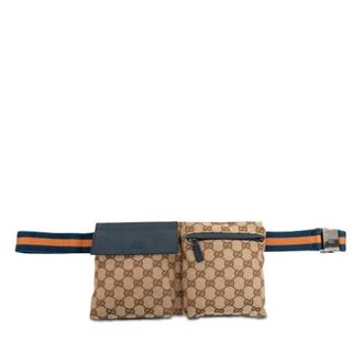 Gucci Pre-owned Canvas Belt Bag - - Pre-owned - Damen - Beige - ONE SIZE
