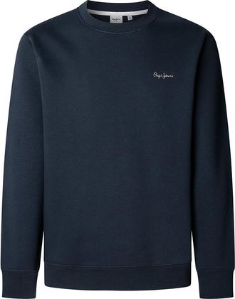 Pepe Jeans London Herren Macbeth SMALL Logo Plain Crew Sweatshirt, Blau (Dulwich Blue), M, Blau (Dulwich Blue), M