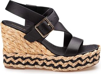 Paloma Barcel&oacute; Femme, Chaussures, Noir, Taille: 36 EU Olea Wedge Sandal