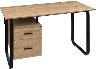 5five Simply Smart Five Simply Smart - Bureau avec caisson en bois