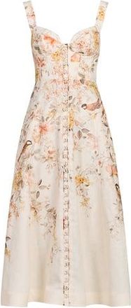 Zimmermann Robe longue &eacute;vas&eacute;e en lin