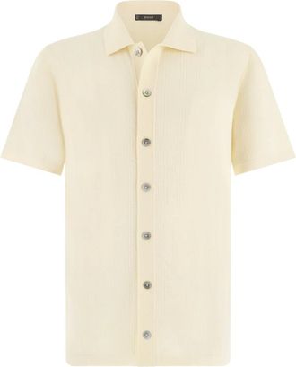 Boggi Milano Homme, Pulls, Beige, Taille: S B Knitted Shirt