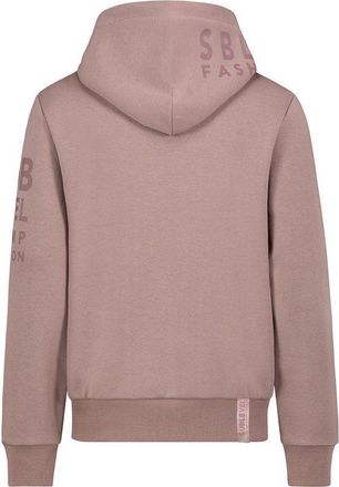 Sublevel Kapuzenpullover Damen Hoodie mit auff&auml;lligen Prints auf &Auml;rmel und Sweater, Kapuzensweatshirt mit K&auml;ngurutasche, mit Kapuze