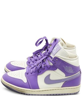 Nike Jordan baskets Air Jordan 1 en cuir - Blanc