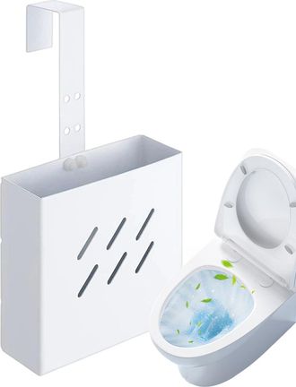 Generic Reinigungsablage f&uuml;r Toilette | Aufh&auml;ngbare Halterung, Reinigungs-Tablett-Halter f&uuml;r Toilettentank aus Edelstahl - f&uuml;r Badezimmer, Schlafsaal, Haus