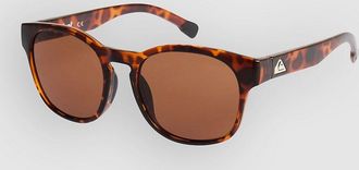 Quiksilver Time Box Shiny Tortoise Sonnenbrille brown