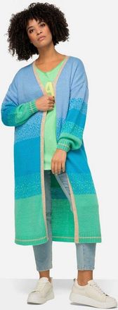 Angel Of Style Strickjacke Strickjacke offene Form Feinstrick Blockstreifen