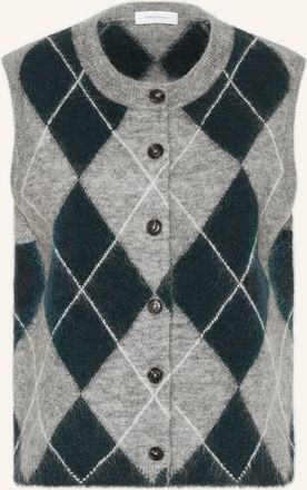 Darling Harbour Darling Harbour Strickweste Mit Mohair grau