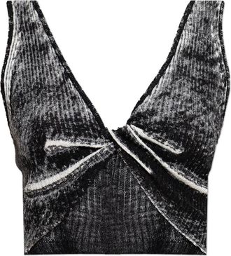 Diesel Femme, Tops, Noir, Taille: 38 FR M-Lilas Tank Top