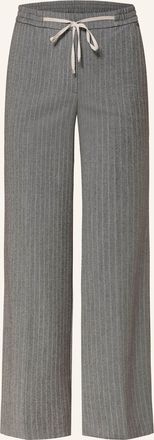 Marc Cain Marlenehose Washington Mit Glitzergarn grau