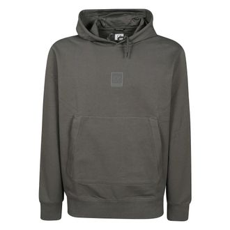 C.P. Company C.p. Company, Homme, Sweatshirts et sweats &agrave; capuche, Gris, Taille: XL Logo-detail Sweat &agrave; capuche