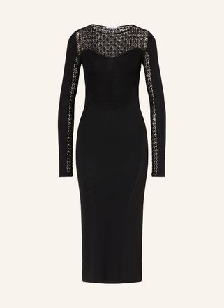 Patrizia Pepe Patrizia Pepe Strickkleid Mit Spitze schwarz