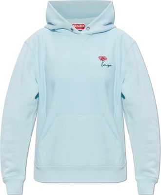 Kenzo Femme, Sweatshirts et sweats &agrave; capuche, Bleu, Taille: 36 FR Sweat &agrave; capuche