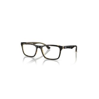 Ray-Ban Rb5279 Optics Havana Auf Gelb Transparent Fassung Klar Glas Polarisiert 55-18