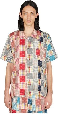 (di)vision Homme, Chemises, Multicolore, Taille: M Patchwork Check Shirt