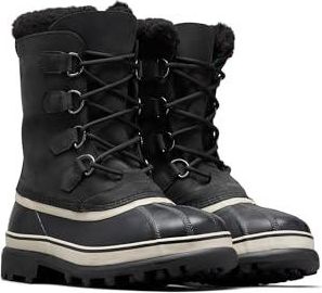 Sorel Caribou Wp bottes dhiver Homme, Black Dark Stone, 40 EU