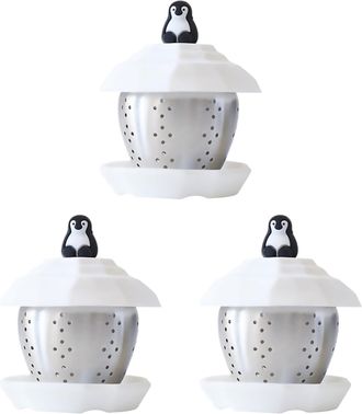 Cabilock 3Stück Teesieb Teefilter für Losen Tee,Teesieb Edelstahl für Tasse für losen Tee Edelstahl Gewürze Sieb Gewürzfilter Teefilter en Kanne Gross Küchen K