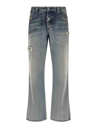 Diesel Jean &Eacute;vas&eacute; - Bleu Clair