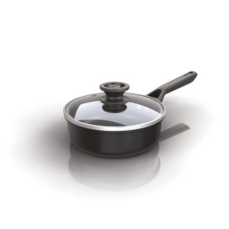 Ninja ZEROSTICK CW50216UK Classic Cookware Stielkasserolle, antihaftbeschichtet, langlebiger Aluminium-Kochtopf, induktionsgeeignet, ofenfest bis 180 &deg;C, Gl