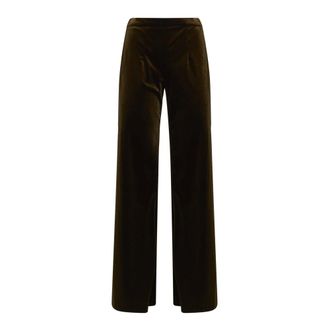 Blanca Vita Pantalon large - Femme - Pantalons - Vert - Taille: 38 FR