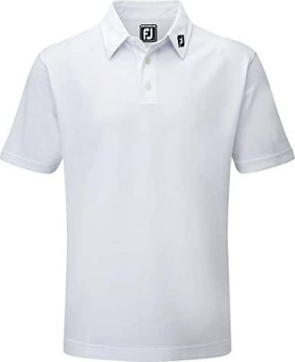FootJoy Footjoy Stretch Pique Solid Polo, Blanc (Blanco 91823), XX-Large Homme