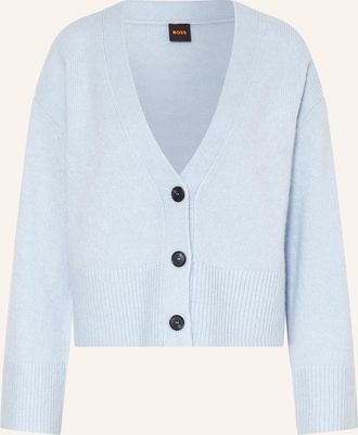 HUGO BOSS Strickjacke Fondina blau