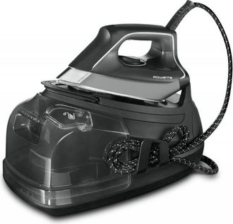 Rowenta Perfect Steam Pro DG 8622, Dampfb&uuml;gelstation,schwarz/silber