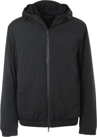 Emporio Armani Kapuzenjacke f&uuml;r Herren, Polyamid (Schwarz)