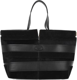 Tod's Femme, Sacs, Noir, Taille: ONE Size Di Bag Folio Tote Bag