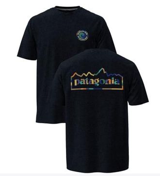 Patagonia Ms Unity Fitz Responsibili-Tee T-Shirt pour Homme, Encre Noire, XS