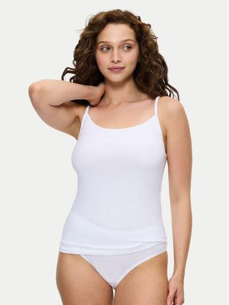 Triumph Top Sense Of Cotton 10224958 Weiß Slim Fit