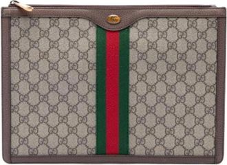 Gucci Sac bandouli&egrave;re en toile Pre-owned - Femme - Pre-owned - Beige - Taille: ONE Size