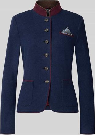 White Label Blazer aus Woll-Mix mit Einstecktuch