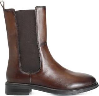 Caf&egrave;noir Bottines En Cuir Pour Femmes Avec &Eacute;lastiques, Pour Femme, Couleur Marron, Taille 36