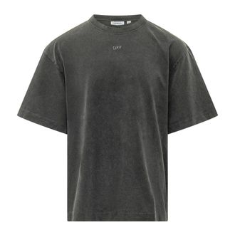 Off-white Homme, Tops, Noir, Taille: XL Tee Swimming Face SS