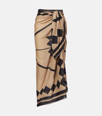 Johanna Ortiz Paréo imprimée en coton