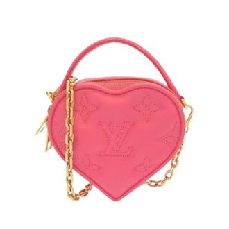 Louis Vuitton Pre-owned Bubblegram Pop My Heart Calf Shoulder Bag - - Pre-owned - Damen - Rosa - ONE SIZE