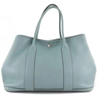 Herm&egrave;s Pre-owned Stoff totes - - Pre-owned - Damen - Blau - ONE SIZE