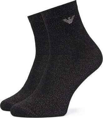 Emporio Armani Lange Socken EW003360 AF25684 UC001 Schwarz