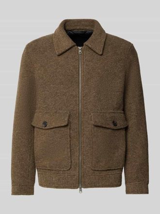 Selected Hemdjacke mit Zweiwege Rei&szlig;verschluss