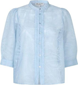 Lollys Laundry Femme, Blouses et Chemises, Bleu, Taille: 38 FR Chemises