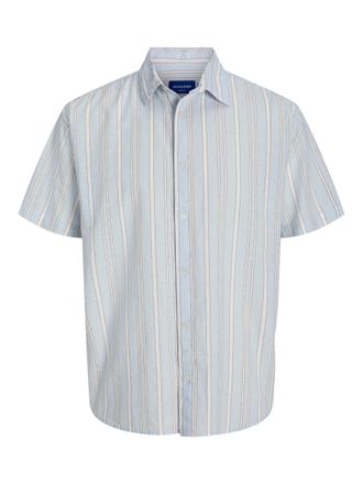 Jack & Jones Jorjoshua Canggu Stripe Shirt Ss Pls