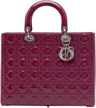 Dior Pre-owned Lady Dior - Femme - Pre-owned - Violet - Taille: ONE Size