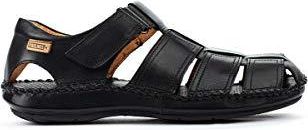 Pikolinos Sandales Plates en Cuir Tarifa pour Homme Color Black