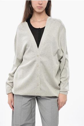 SA SU PHI Virgin Wool Cardigan with Double-Breasted Fastening size 42