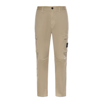 Stone Island Homme, Sport, Beige, Taille: W31 Pantalon Cargo Coupe Conique Standard