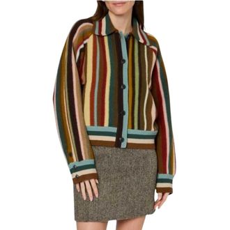 Paul Smith Veste en laine M&eacute;rinos - Femme - Pulls - Multicolore - Taille: 38 FR