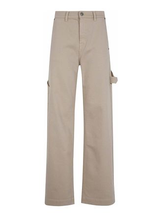 P.A.R.O.S.H. P. A.R. O.S. H. Straight Leg Jeans - Nude